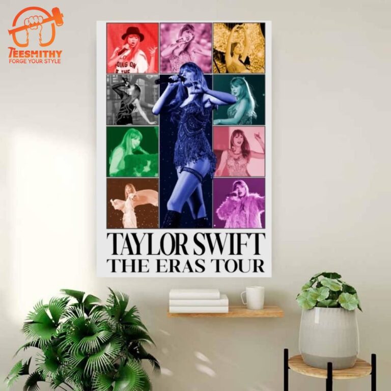 Taylor Swift Eras Tour 2023-2024 Poster Canvas - Teesmithy