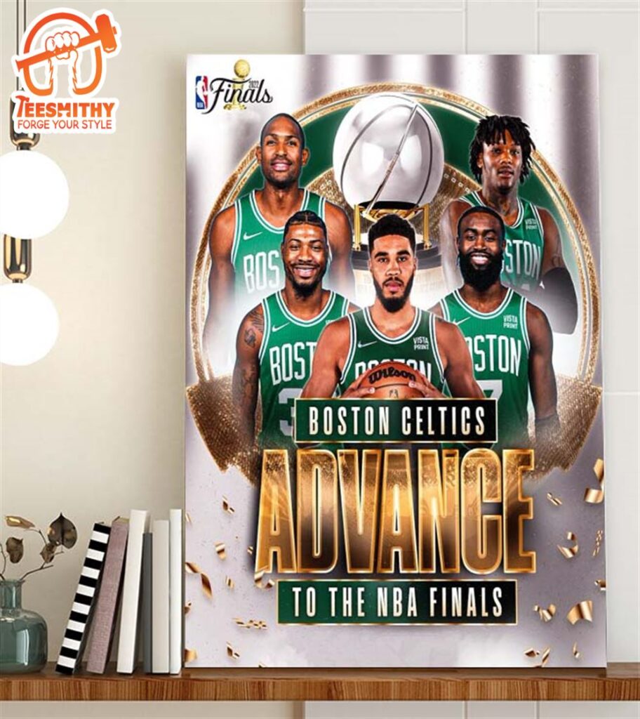 Boston Celtics Eastern Conference Finals Champions NBA Poster Canvas ...