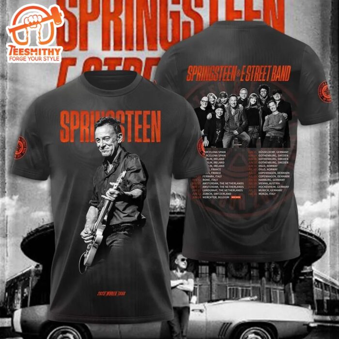 Bruce Springsteen And E Street Band Tour 2024 All Over Print 3D Unisex ...