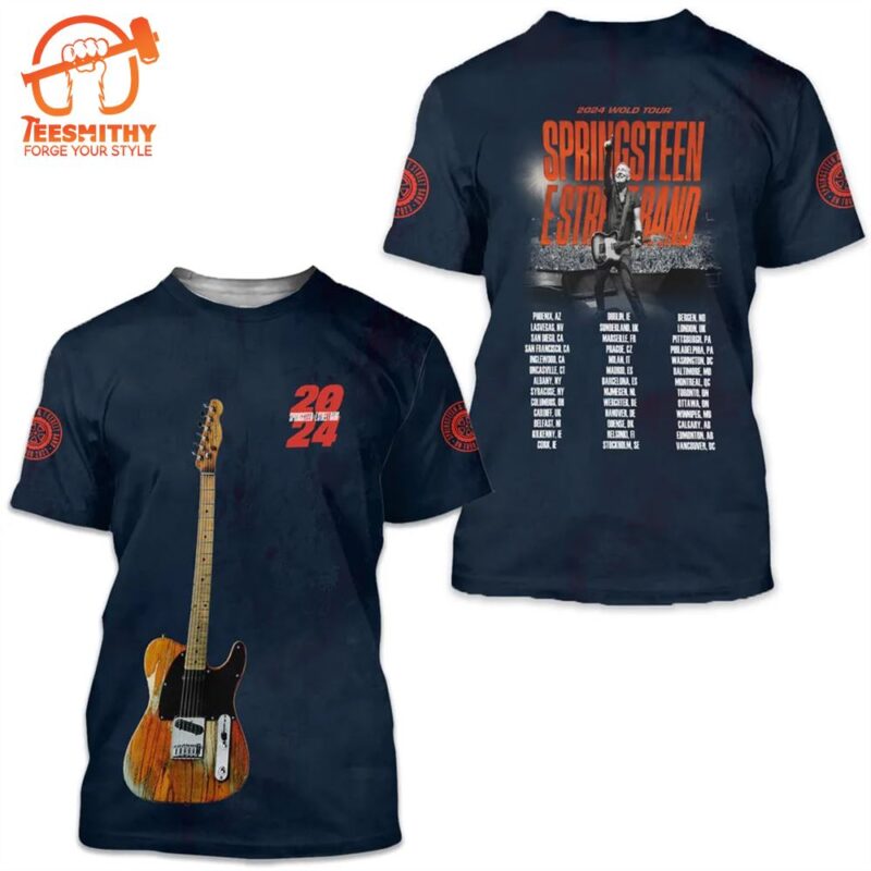 Bruce Springsteen And E Street Band Tour 2024 All Over Print 3D Unisex ...