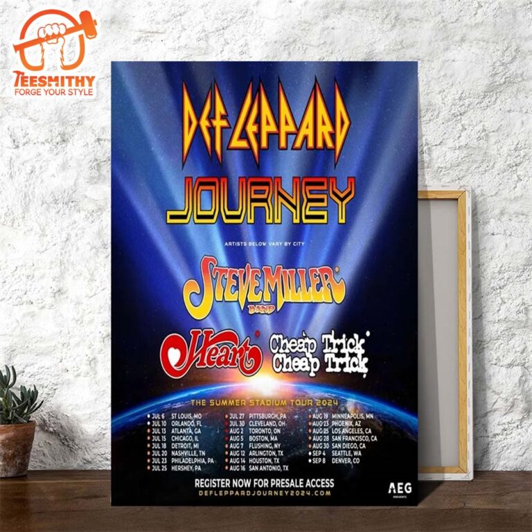 Def Leppard & Journey Announce 2024 Stadium Tour With Heart Canvas ...