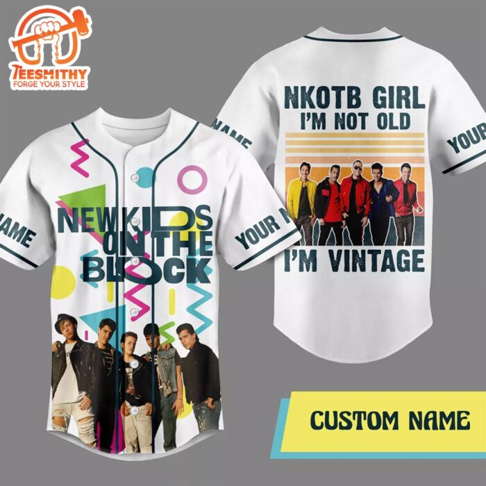 40th Anniversary 1984-2024 New Kids On The Block Custom Baseball Jersey ...