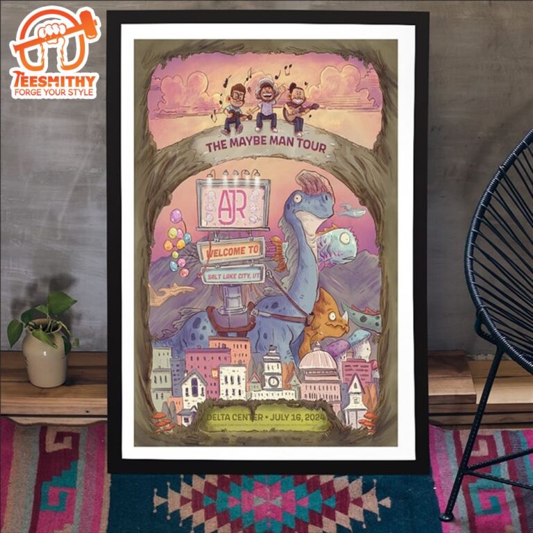 The AJR In Denver, CO On July 20, 2024 Tour Poster Canvas - Teesmithy
