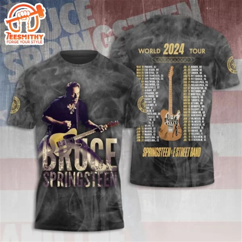 Bruce Springsteen And E Street Band Tour 2024 All Over Print 3D Unisex ...