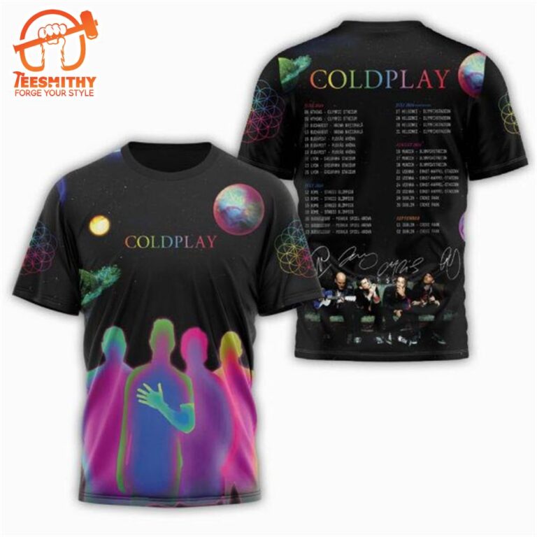 Coldplay Athens June 2024 Music Of The Spheres Tour Home Decor Poster ...