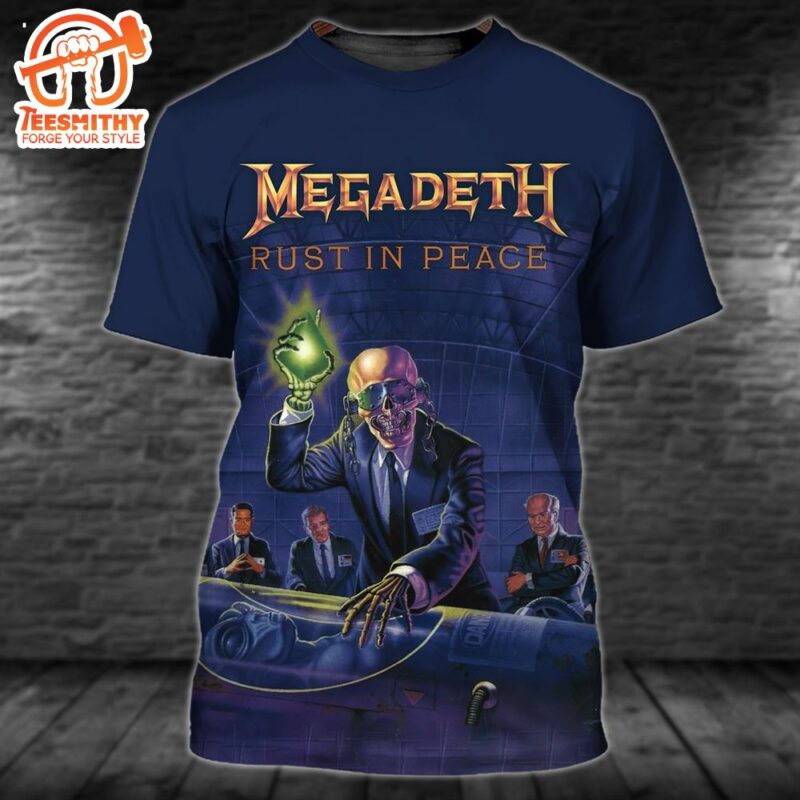 Megadeth Rock Band 2024 Announces Destroy All Enemies US Tour T-shirt ...