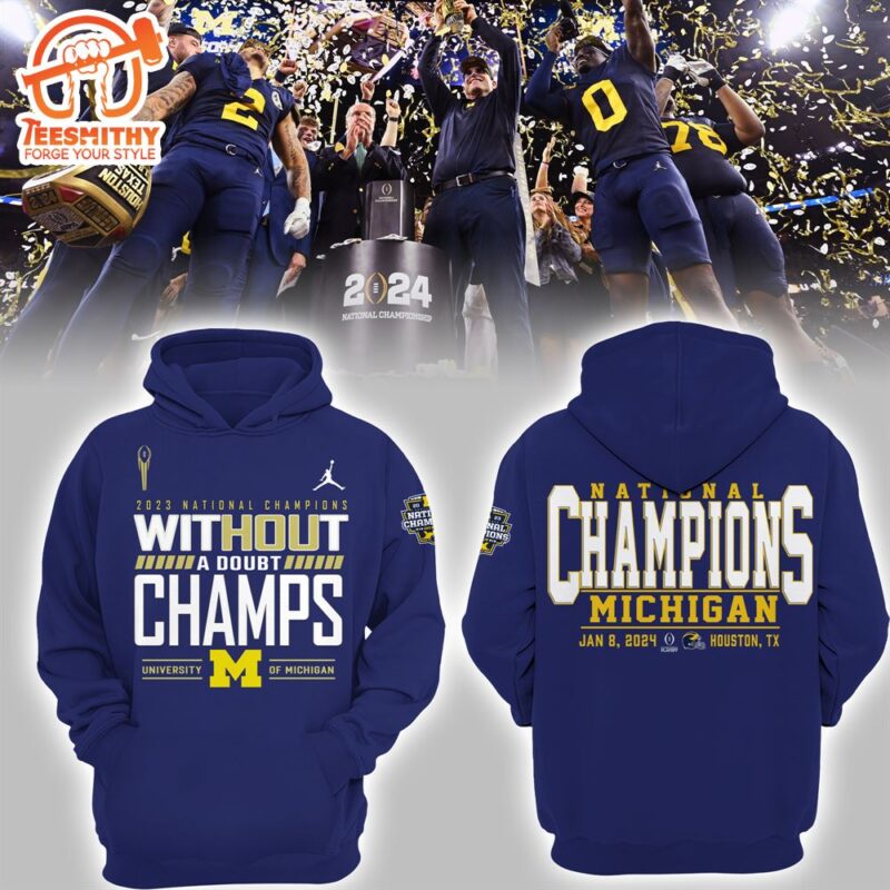 Michigan Wolverines Football National Championship 2024 Hoodie - Teesmithy
