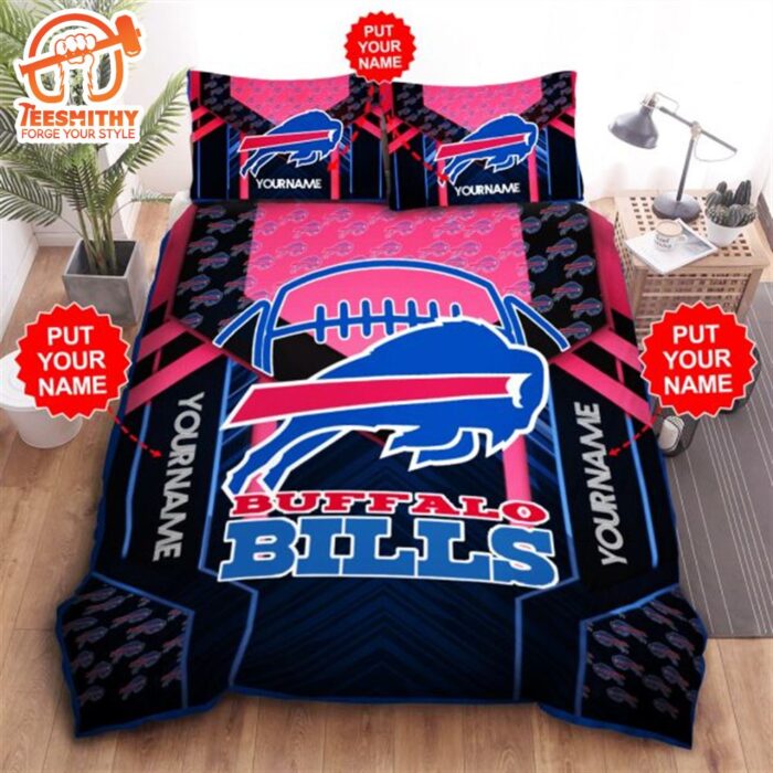 NFL Pittsburgh Steelers Custom Name Black Golden Logo Bedding Set ...