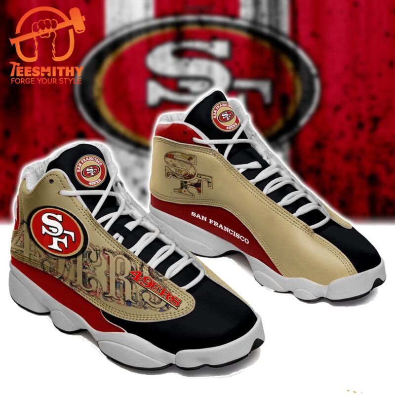 NFL San Francisco 49Ers Air Jordan 13 Shoes Fans Gift Sport - Teesmithy