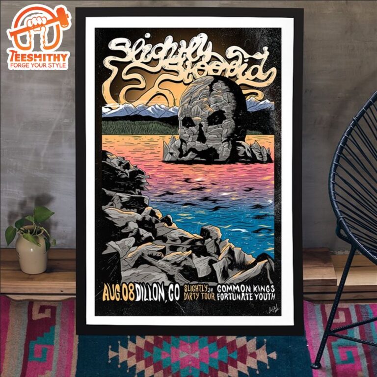 August 8 2024 Dillon Amphitheater Dillon CO Slightly Stoopid Poster ...