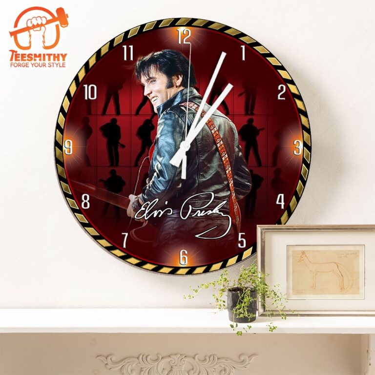Elvis Presley Legendz Custom Wall Clock - Teesmithy