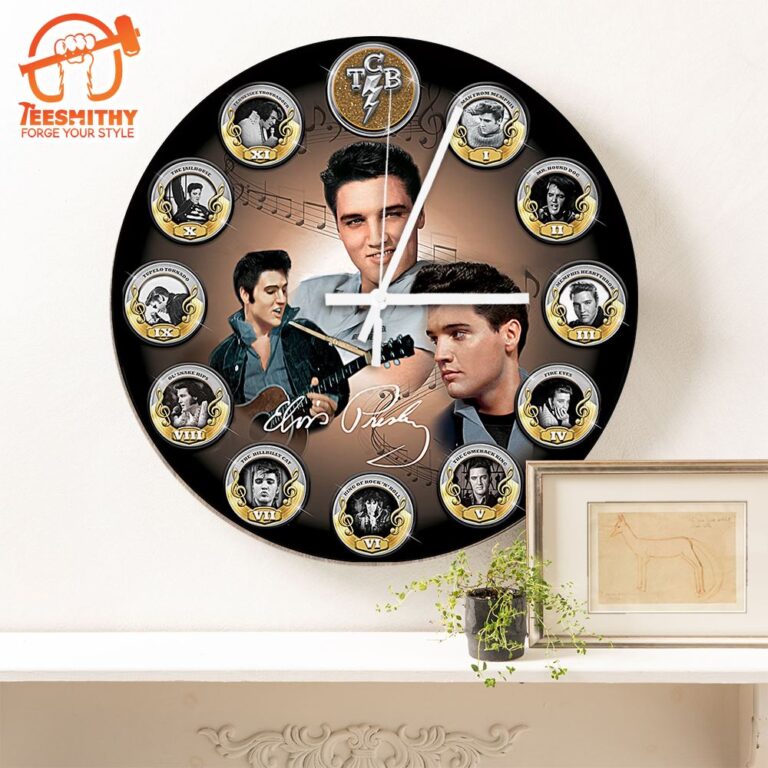 Elvis Presley Legendz Custom Wall Clock - Teesmithy