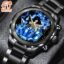 Kiss Rock Band Members Black Stainless Steel Watch - Teesmithy