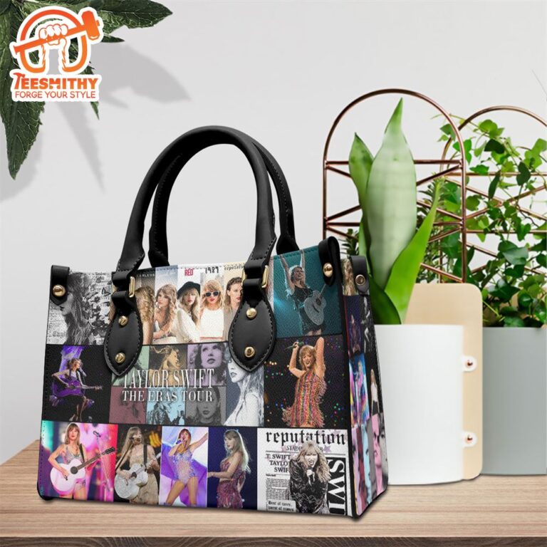 Taylor Swift Midnights Album Leather HandBag - Teesmithy