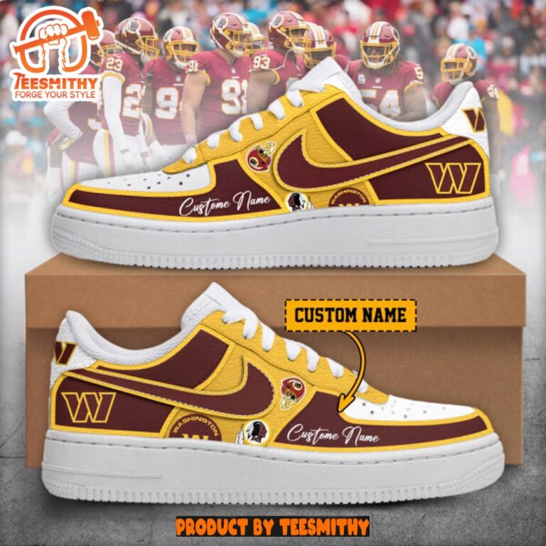 2025 Washington Commanders Air Force 1 Shoes - Teesmithy