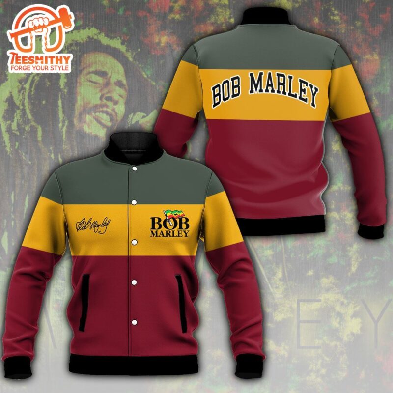 Bob Marley Varsity Jacket Christmas For Fans - Teesmithy