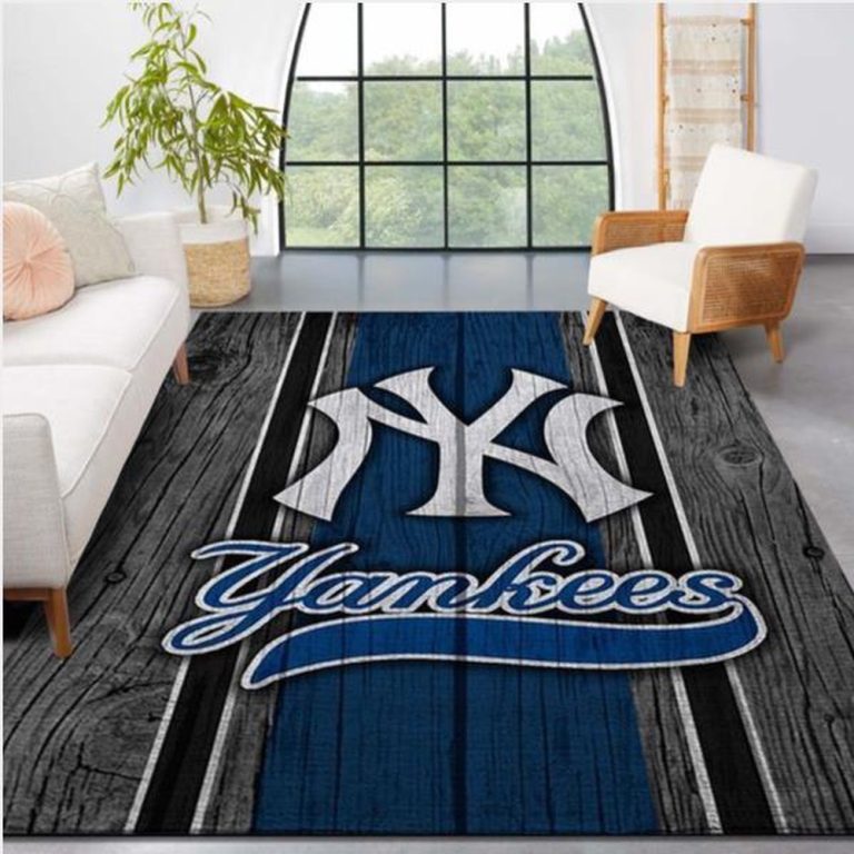 MLB New York Yankees Rug - Custom Size And Printing - Teesmithy