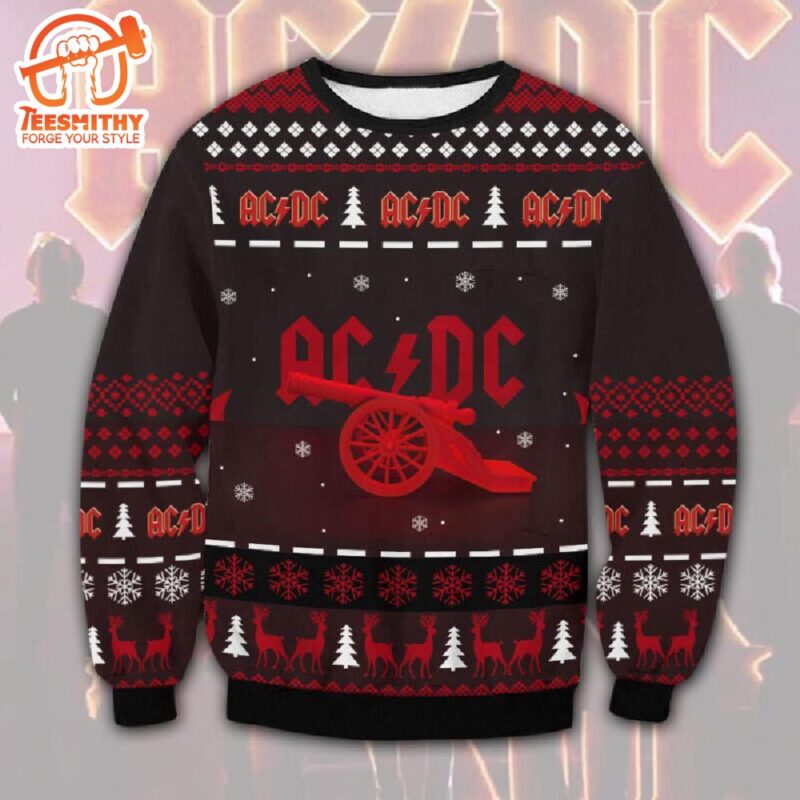 AC/DC Merry Christmas Ugly Sweater - Teesmithy