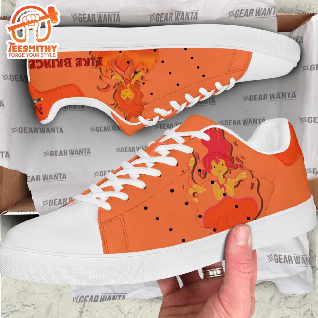 Adventure Time Fire Princess Stan Smith Shoes For Kid - Teesmithy