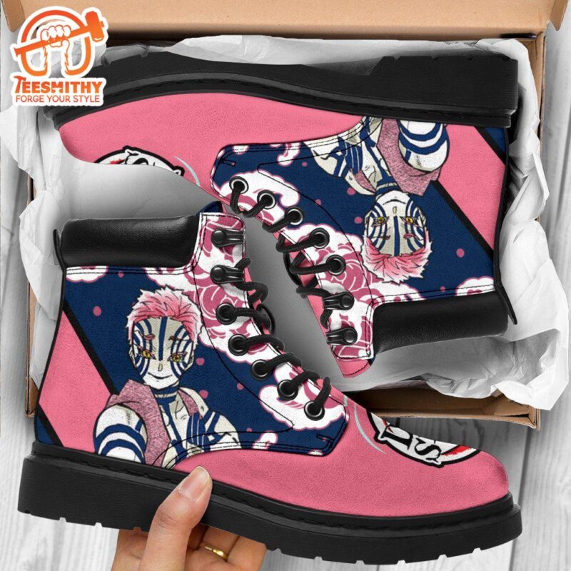 Akaza Boots Shoes Demon Slayer Anime Custom Idea - Teesmithy