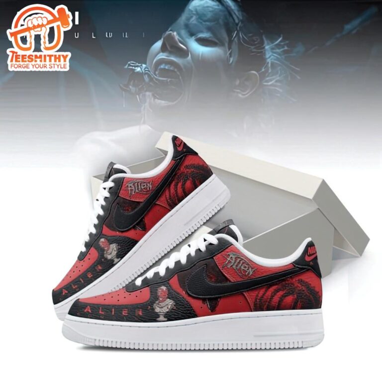 Alien Romulus Facehugger Xenomorph Air Force 1 Shoes - Teesmithy