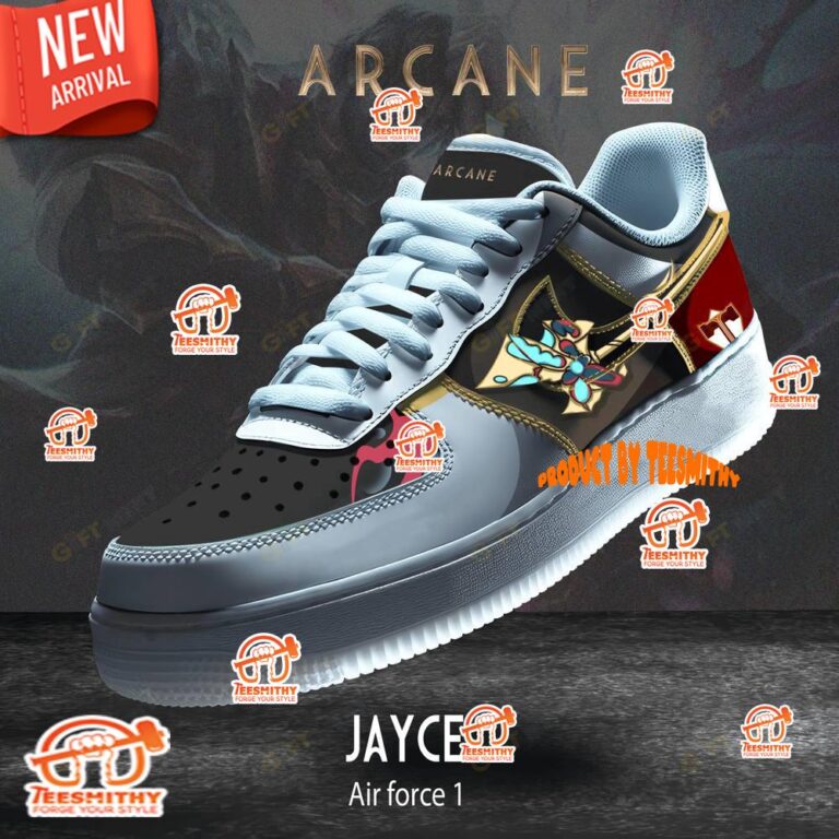 Arcane LOL Jinx Was Here Limited Edition Nike Air Force 1 Shoes - Teesmithy