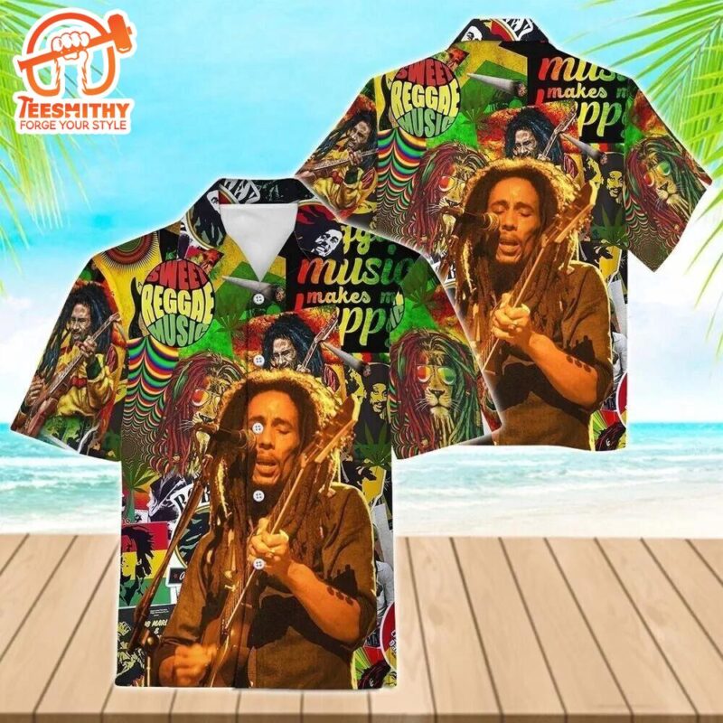 Bob Marley One Love Hawaiian Aloha Shirts - Teesmithy