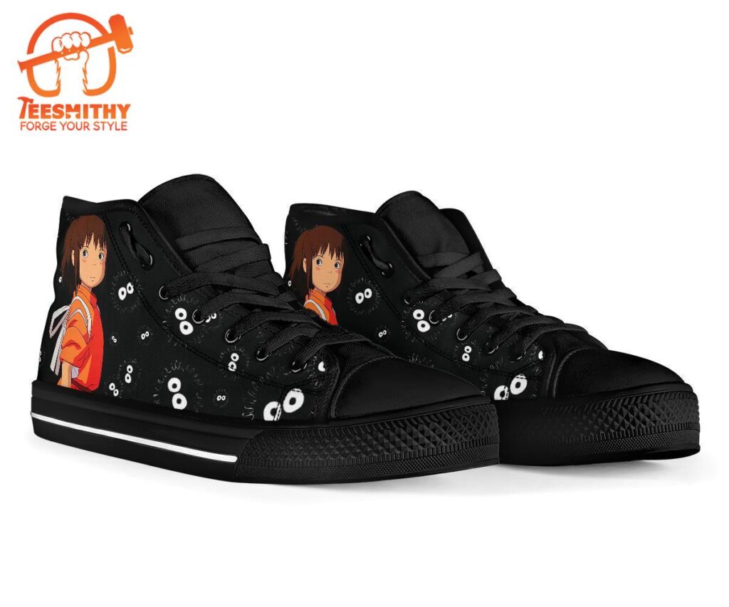 Chihiro Spirited Away Sneakers Ghibli High Top Shoes Custom - Teesmithy