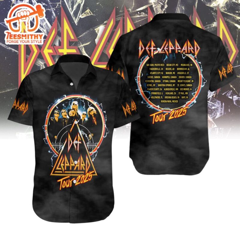 Def Leppard And Journey Summer Stadium Tour 2024 3D T-shirts For Men ...