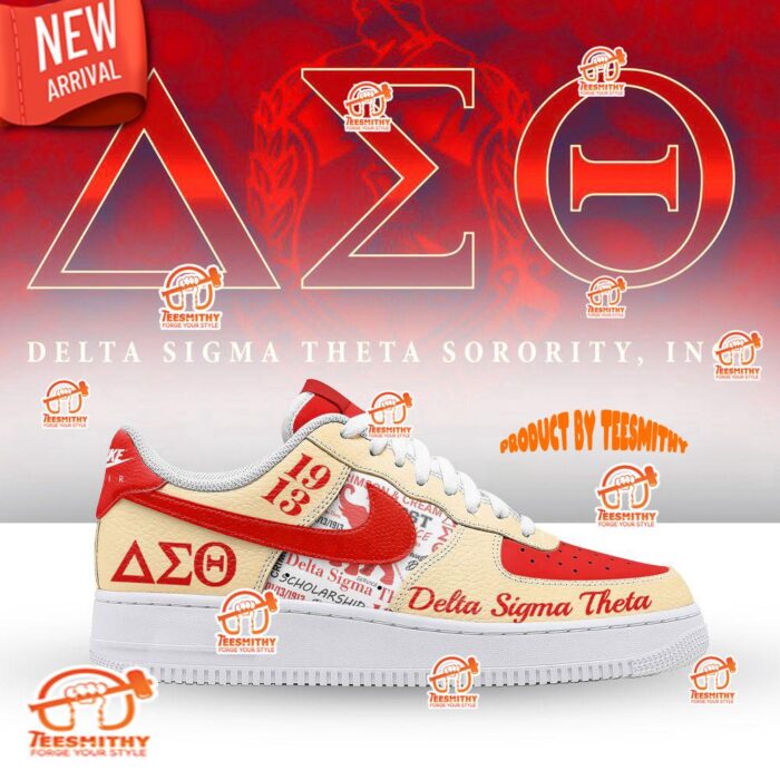 Delta Sigma Theta 1913 Limited Edition Nike Air Force 1 Shoes - Teesmithy