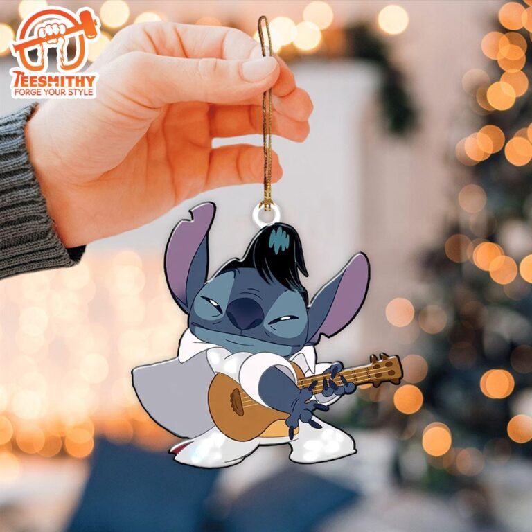 Elvis Presley ChristmasTrees Led Acrylic Ornaments - Teesmithy
