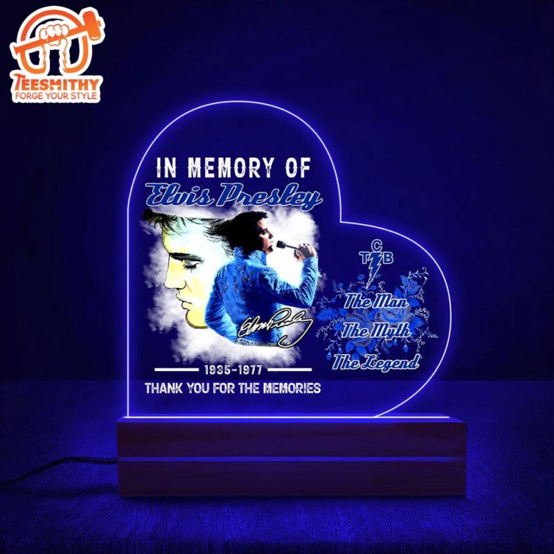 Elvis Presley 3D LED Lamp - Teesmithy