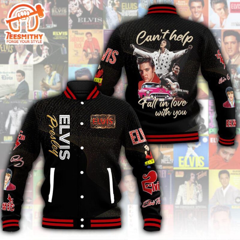 Elvis Presley 2024 Varsity Jacket Shirt - Teesmithy