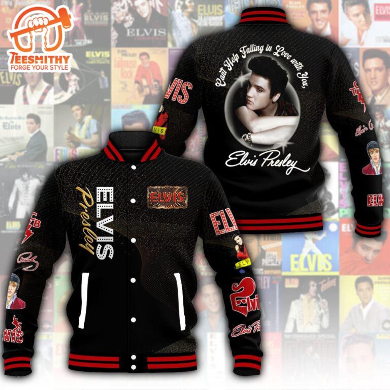 TCB Elvis Presley Varsity Jacket - Teesmithy
