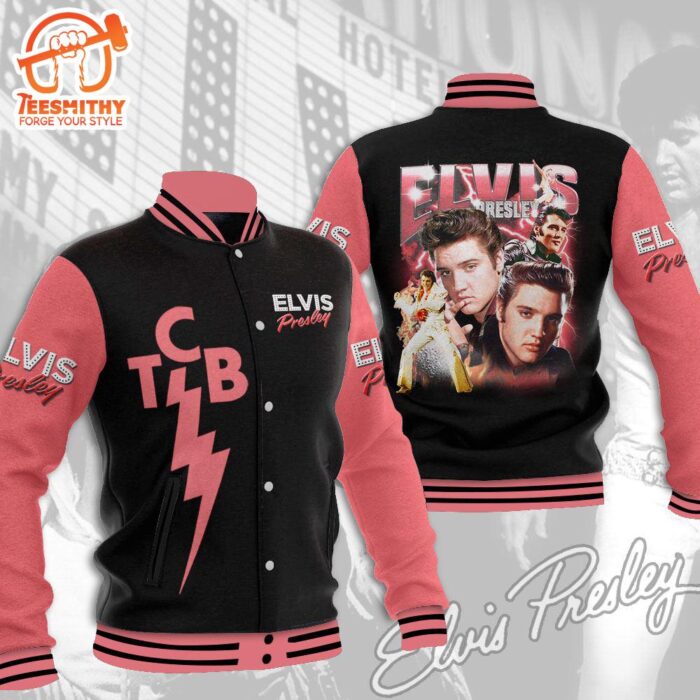 TCB Elvis Presley Varsity Jacket - Teesmithy