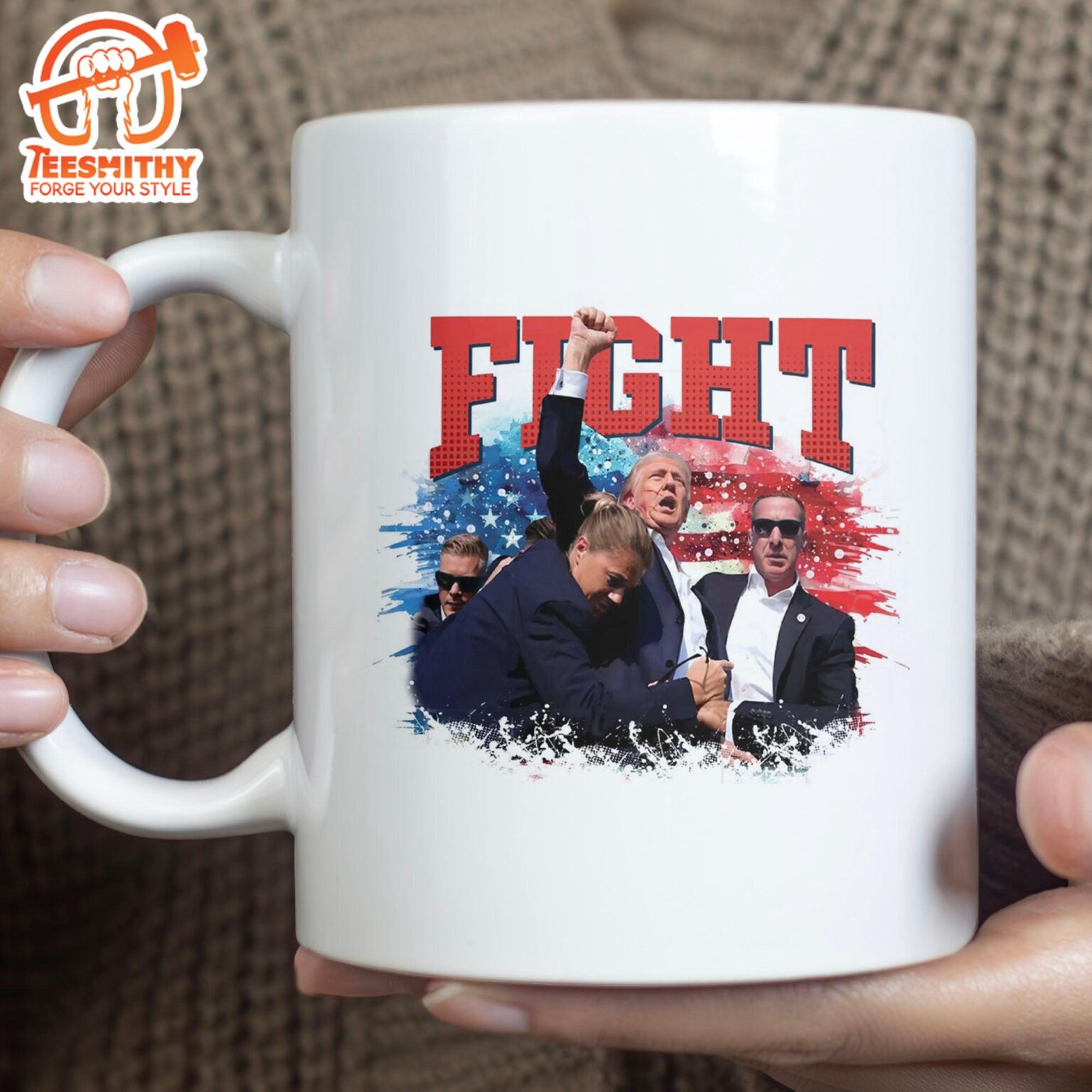 Fight Trump Fight 2024 Mug - Teesmithy
