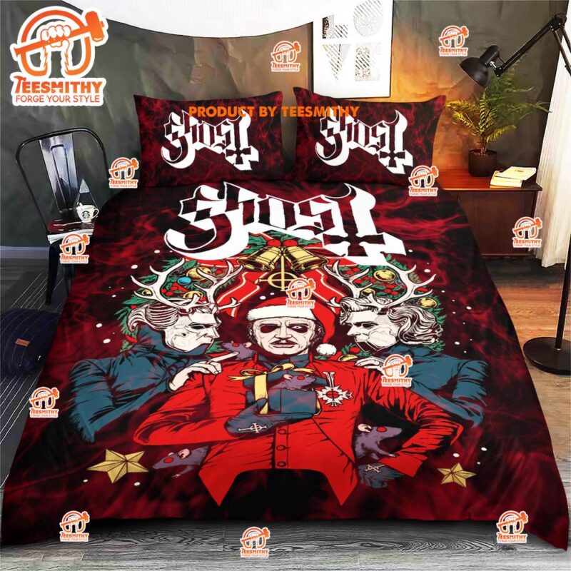 Christmas 2024 Ghost Band Baseball Jersey - Teesmithy