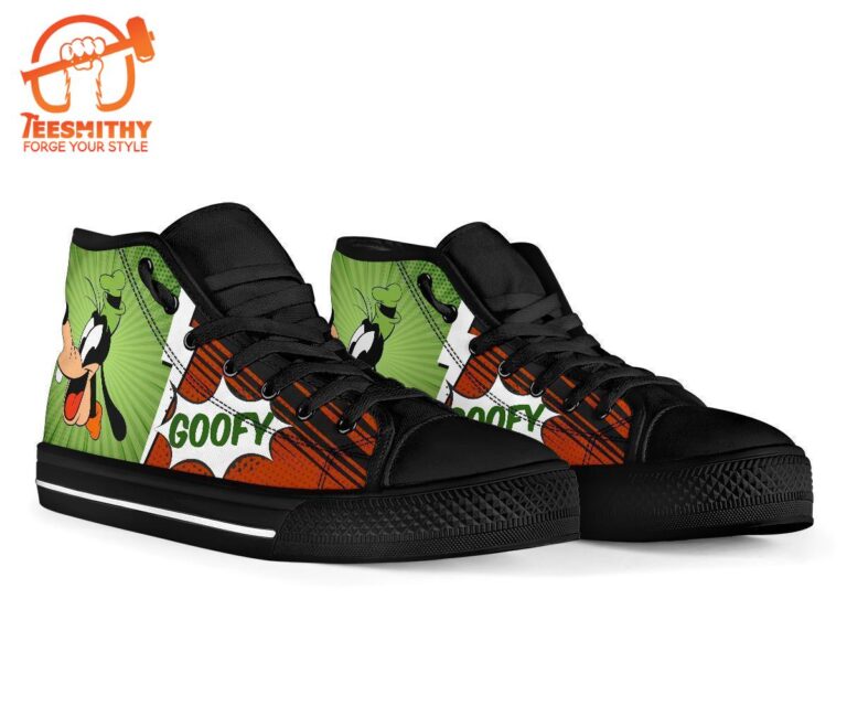 Goofy High Top Shoes Fan - Teesmithy