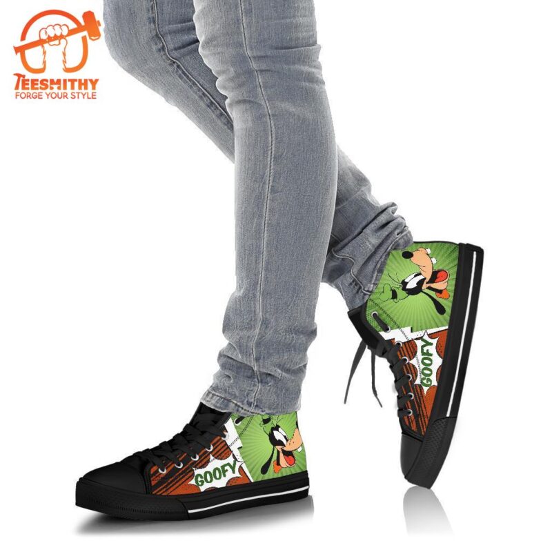 Goofy High Top Shoes Fan - Teesmithy