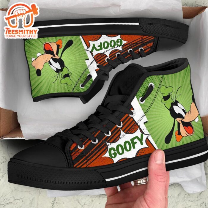 Goofy High Top Shoes Fan - Teesmithy