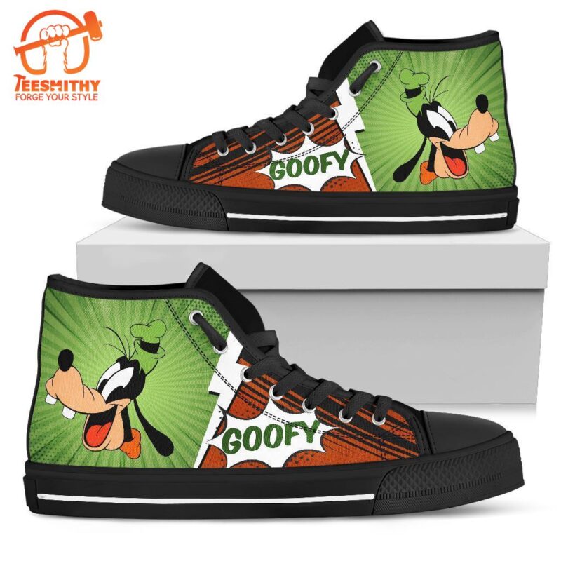 Goofy High Top Shoes Fan - Teesmithy