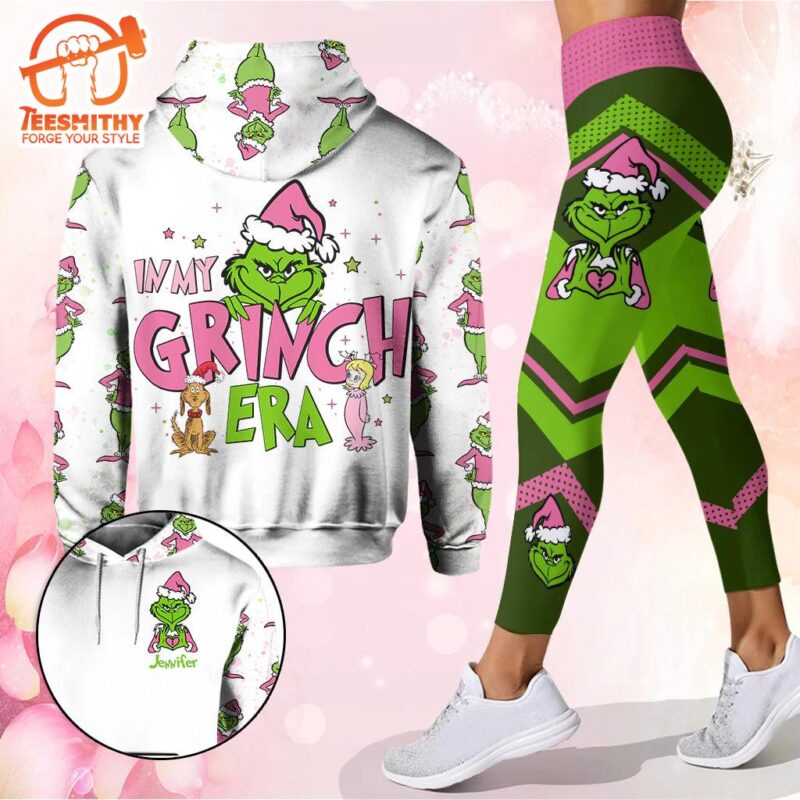 In My Era - Personalized Grinch Christmas Hoodie and Leggings - Teesmithy