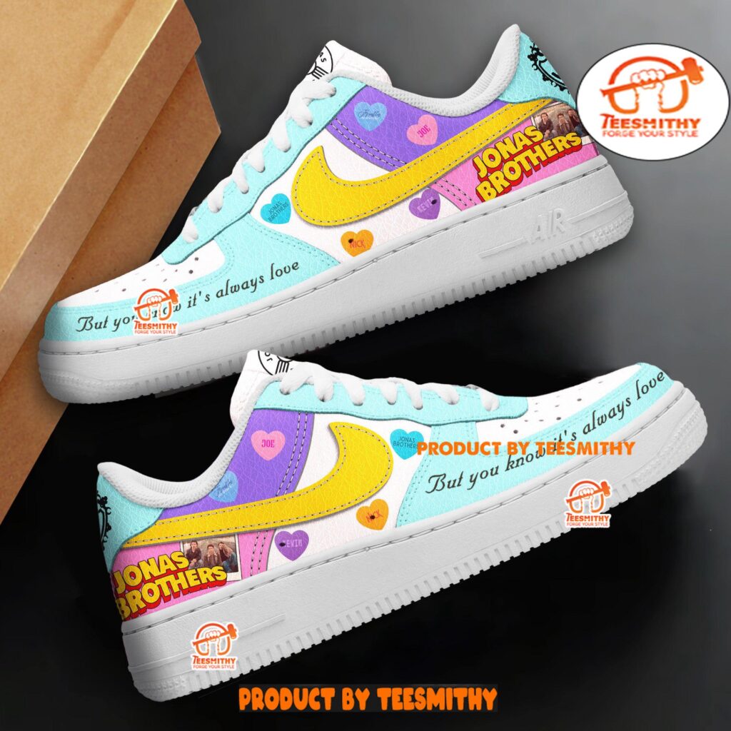 Jonas Brother Air Low-Top Sneakers Shoes For Men And Women - Teesmithy