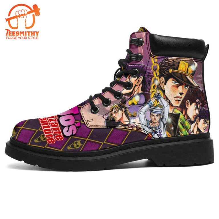 Josuke Boots Custom JoJo's Bizarre Adventure Shoes Fan - Teesmithy