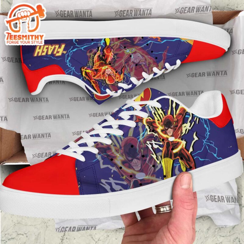 Justice League Flash Stan Smith Shoes For Kid - Teesmithy