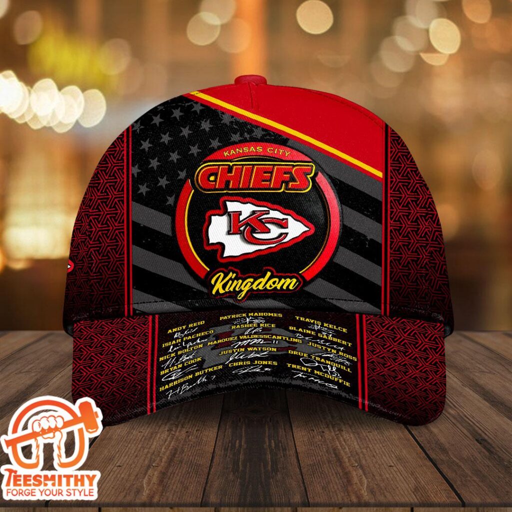 Kansas City Chiefs Kingdom Legacy Signature Baseball Cap - Teesmithy