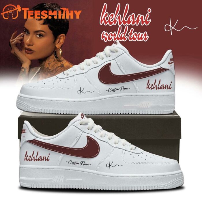 KEHLANI World Tour 2026 Limited Edition Signature White Air Force 1 ...