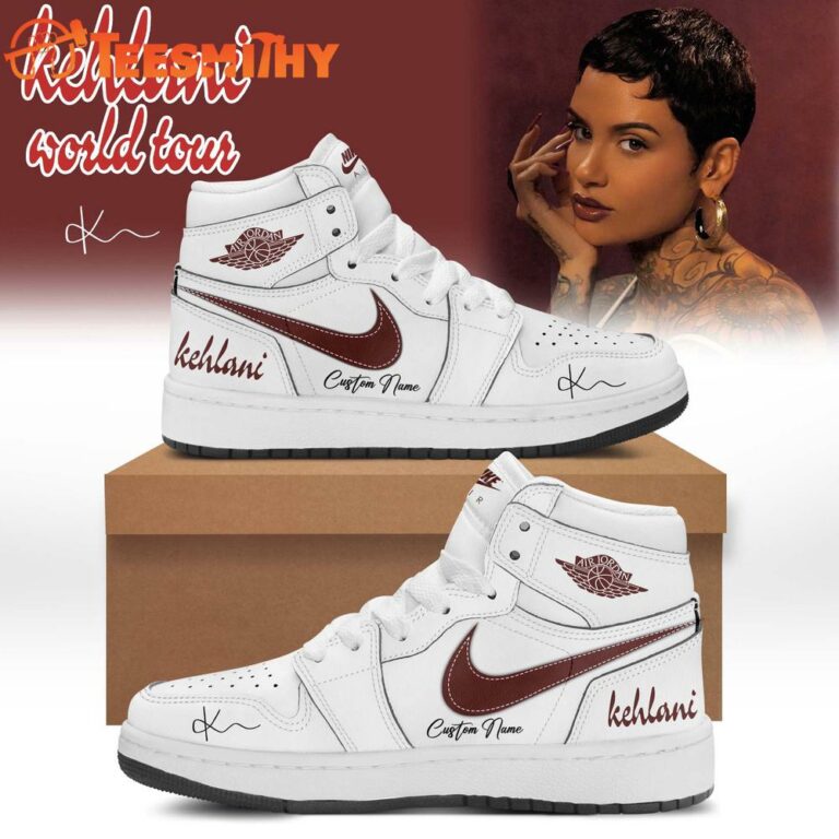 KEHLANI World Tour 2026 Limited Edition Signature White Air Jordan 1 ...