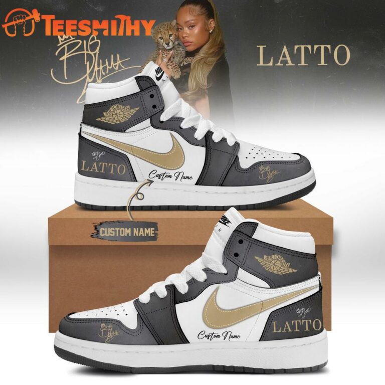 Latto Big Mama Album Signature 2026 Air Jordan 1 Hightop Shoes - Teesmithy