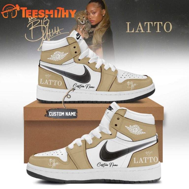 Latto Big Mama Album Signature 2026 Limited Edition Air Jordan 1 Shoes ...